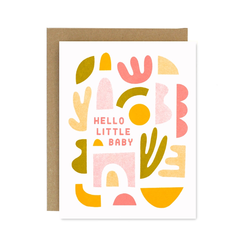 Hello Little Baby Card – Salt & Sundry
