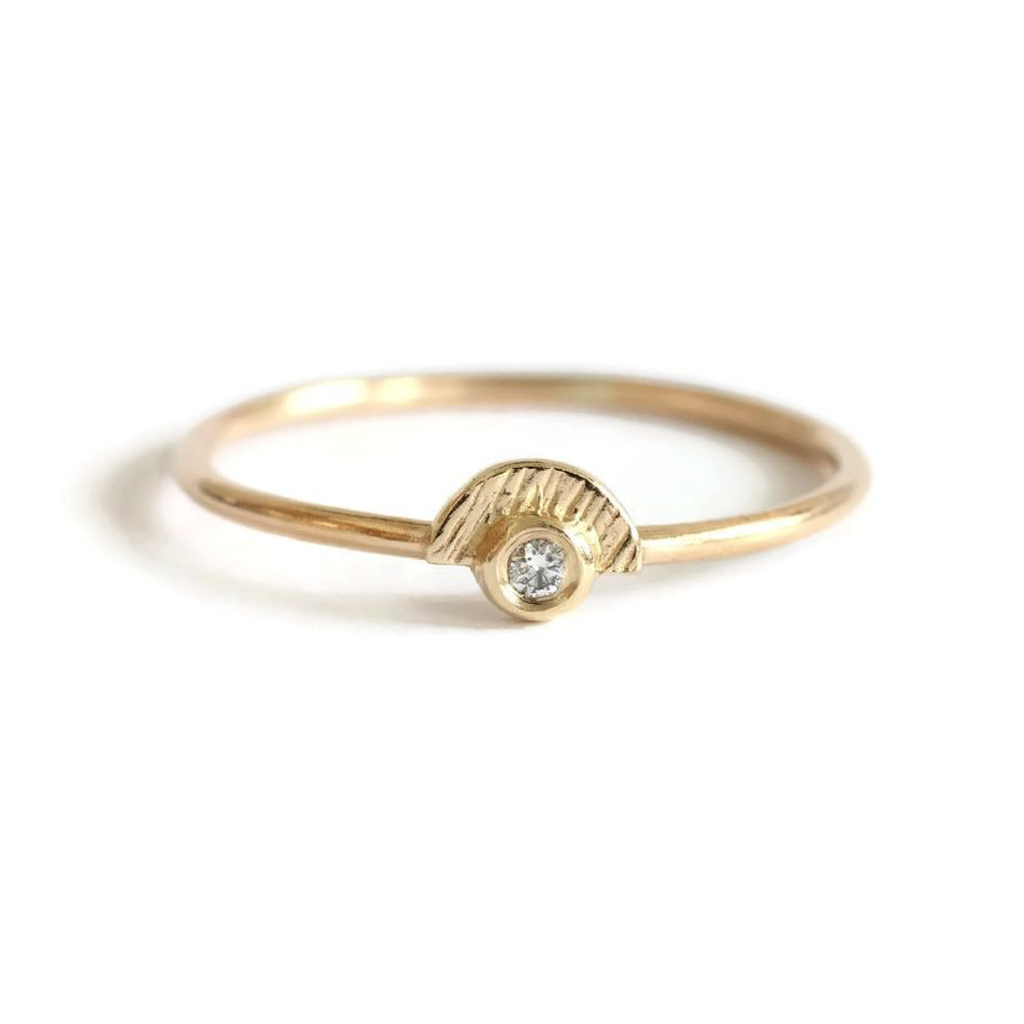 14k Gold Sunshine Diamond Ring – Salt & Sundry