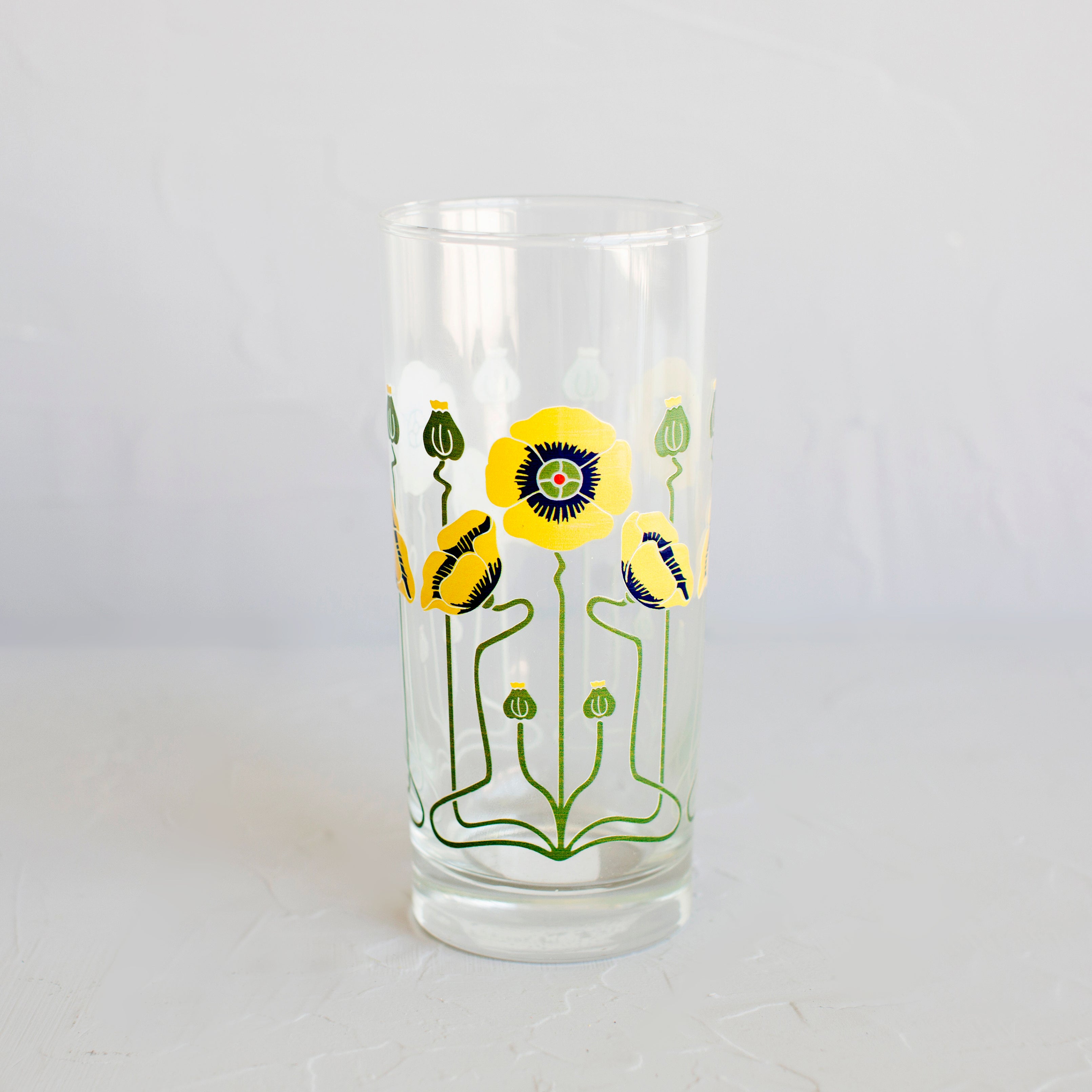 Golden Poppy Collins Glass – Salt & Sundry