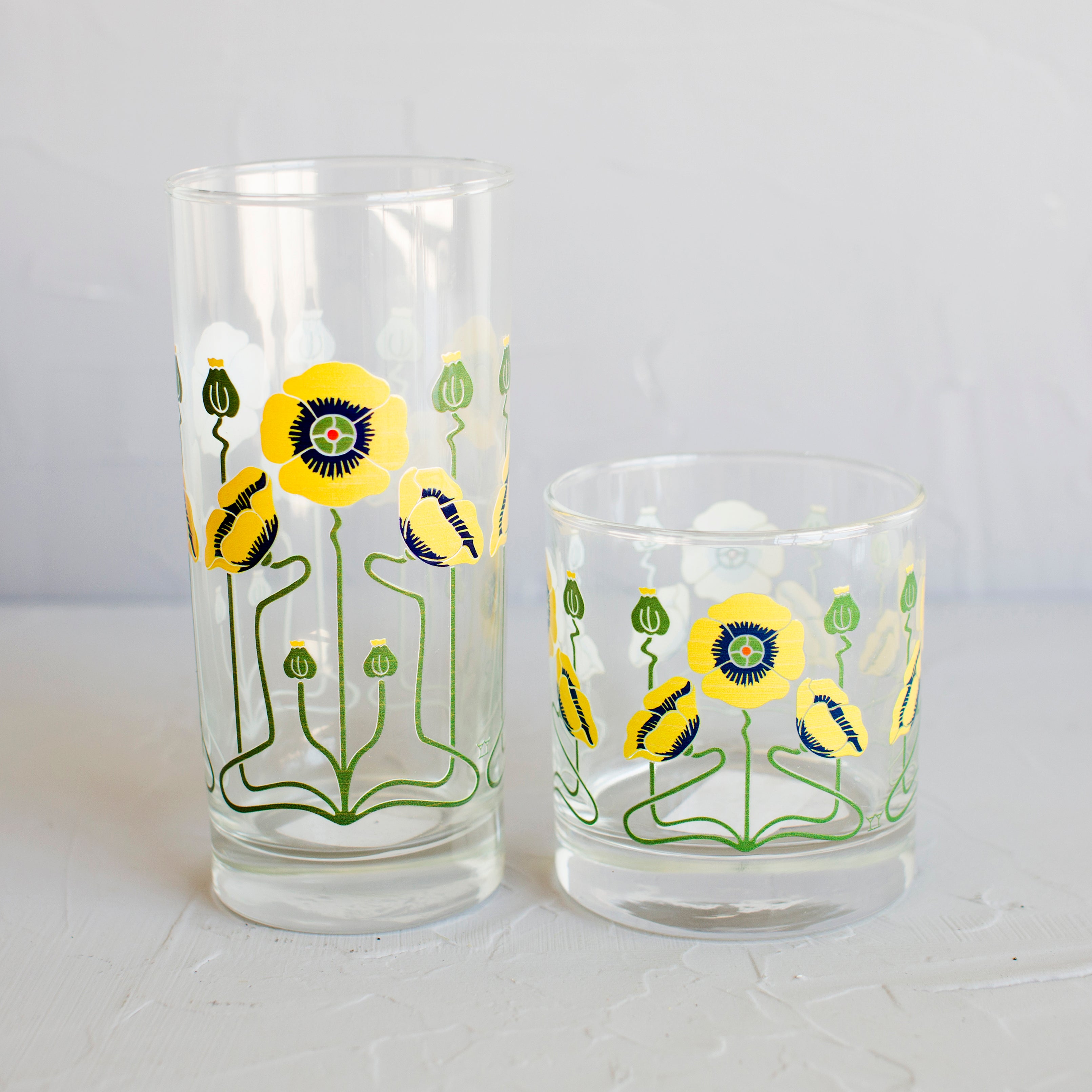 Golden Poppy Rocks Glass – Salt & Sundry