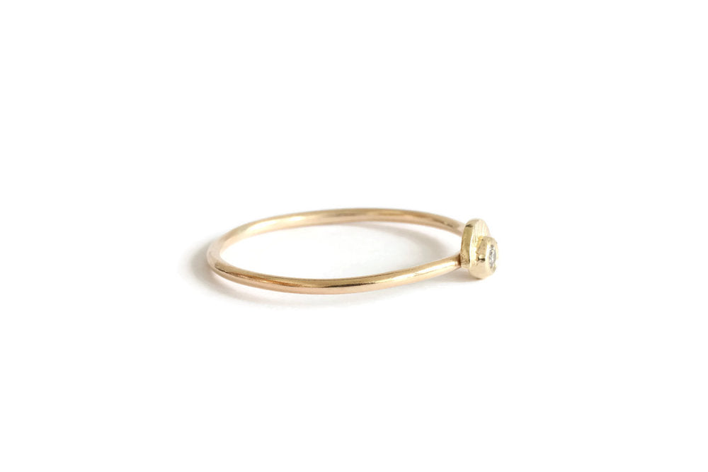 14k Gold Sunshine Diamond Ring – Salt & Sundry